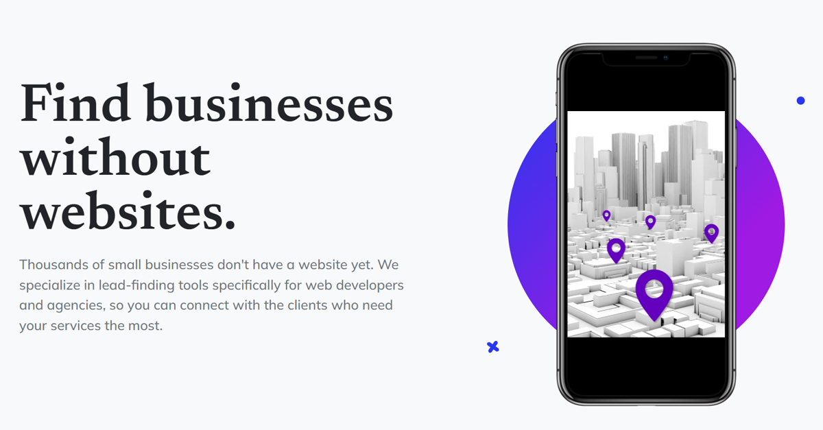 Grape Leads: Find Businesses without Websites